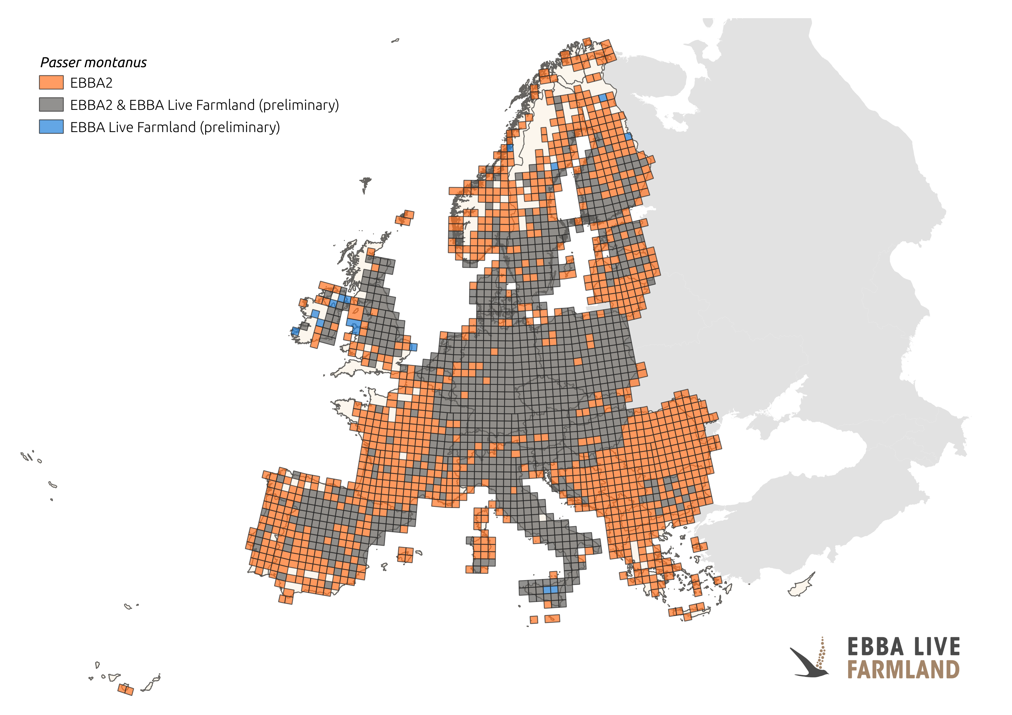 EBBA Live Farmland: whole involvement and first maps | EBCC - EBCC